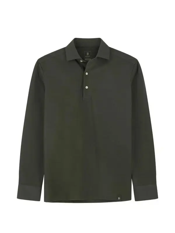 Boggi Milano Sakura Polo In Japanese Jersey