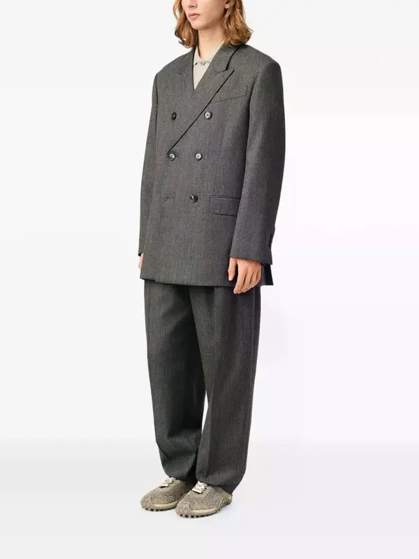 AMI Paris Double Breasted Wool Blazer