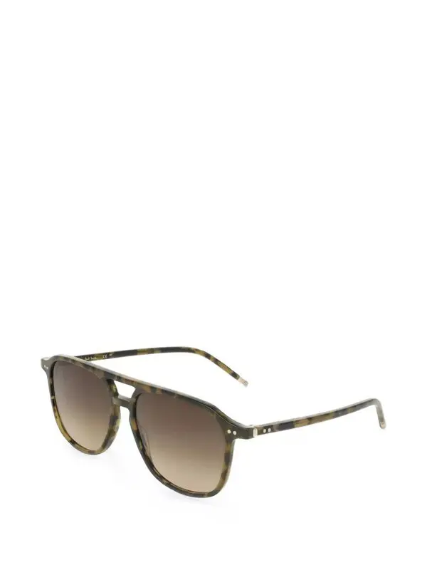 Paul Smith Tortoiseshell-effect Pilot-frame Sunglasses