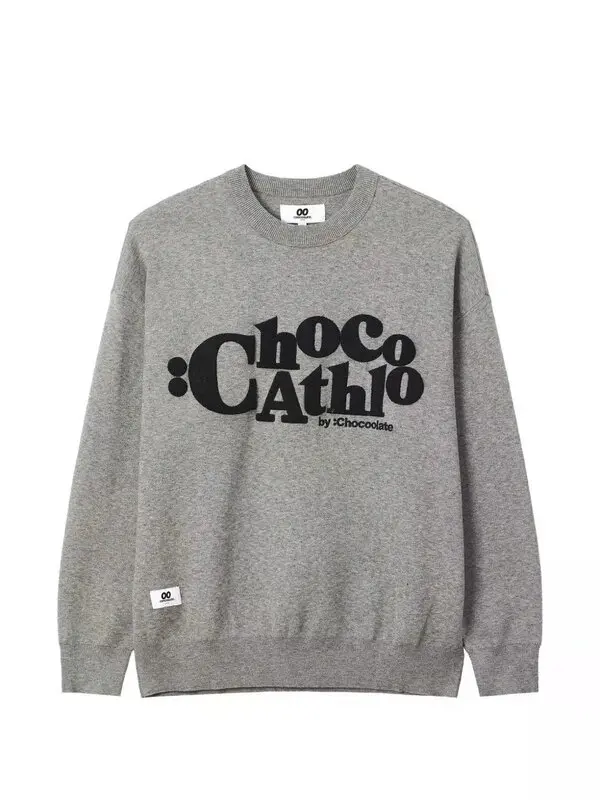 CHOCOOLATE Logo-print Drop-shoulder Sweatshirt