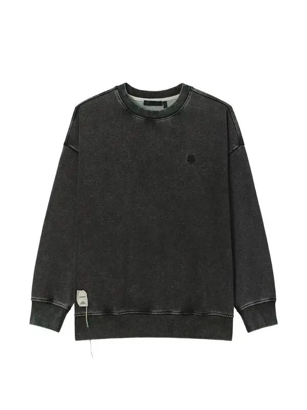 FIVE CM Star-patch Acid-wash Sweatshirt