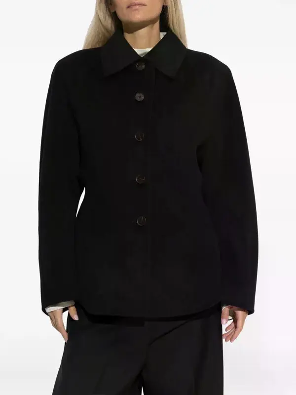 RÓHE Button-up Wool Jacket