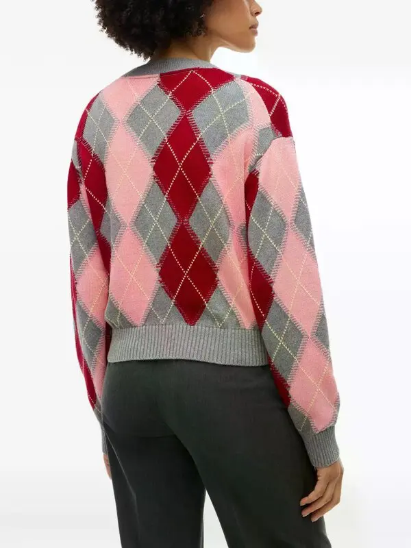 Tommy Hilfiger Argyle-pattern Cotton Jumper