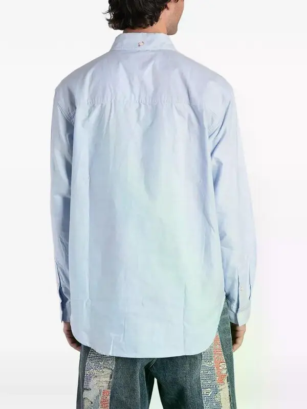 EVISU Logo-print Long-sleeve Shirt