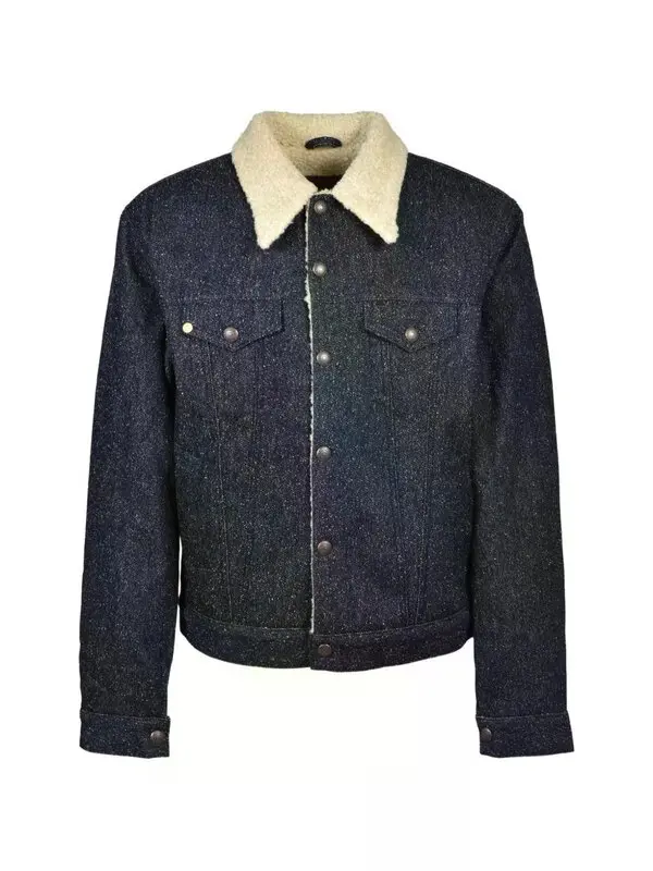 MASU Mb Nep Boa Trucker Jacket - Blue
