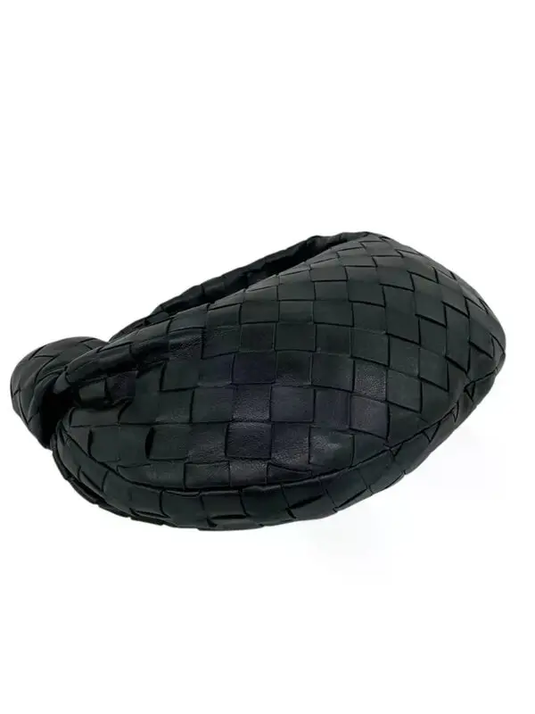 Bottega Veneta 2012-2026 Mini Nappa Intrecciato Jodie Hobo Bag - Black