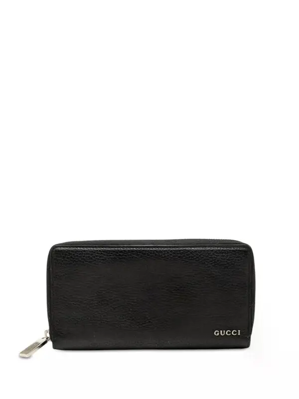 Gucci 2016-2026 Calfskin Zip Around Wallet Long Wallets