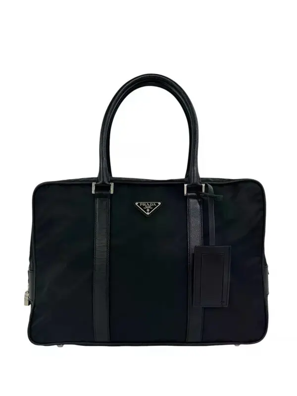 Prada 2013-2026 Tessuto Business Bag - Black