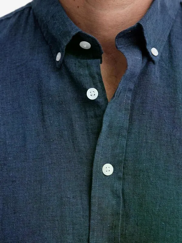 LINDBERGH Button-down Linen Shirt