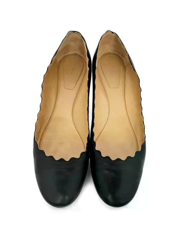 Chloé Lauren Scalloped Ballet Flats