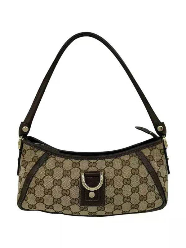 Gucci 2000-2015 Gg Canvas Abbey D Ring Pochette Handbag - Neutrals