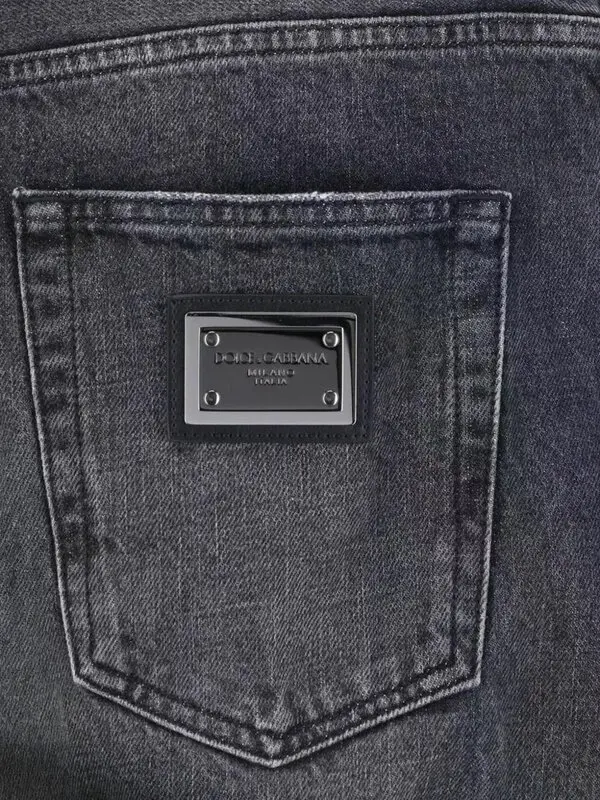Dolce & Gabbana Logo-patch Jeans