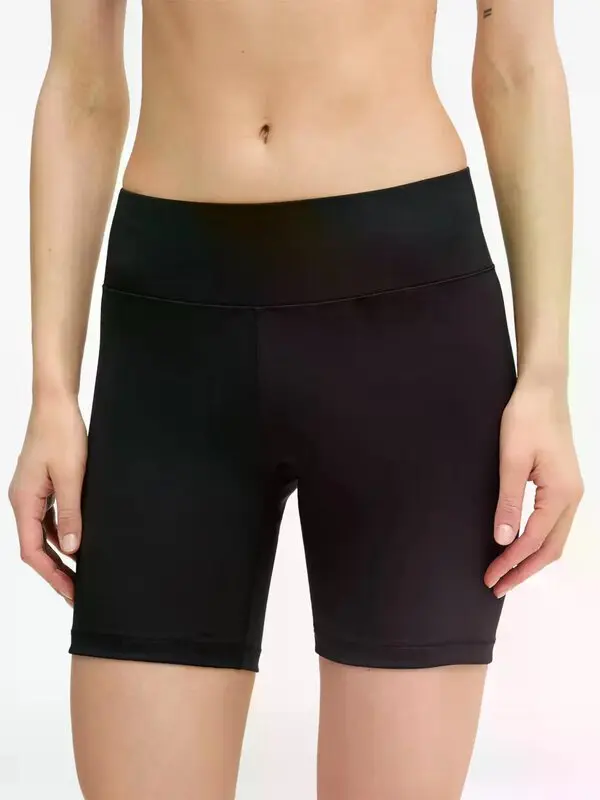 CASALL Essential Logo-print Biker Shorts - Black