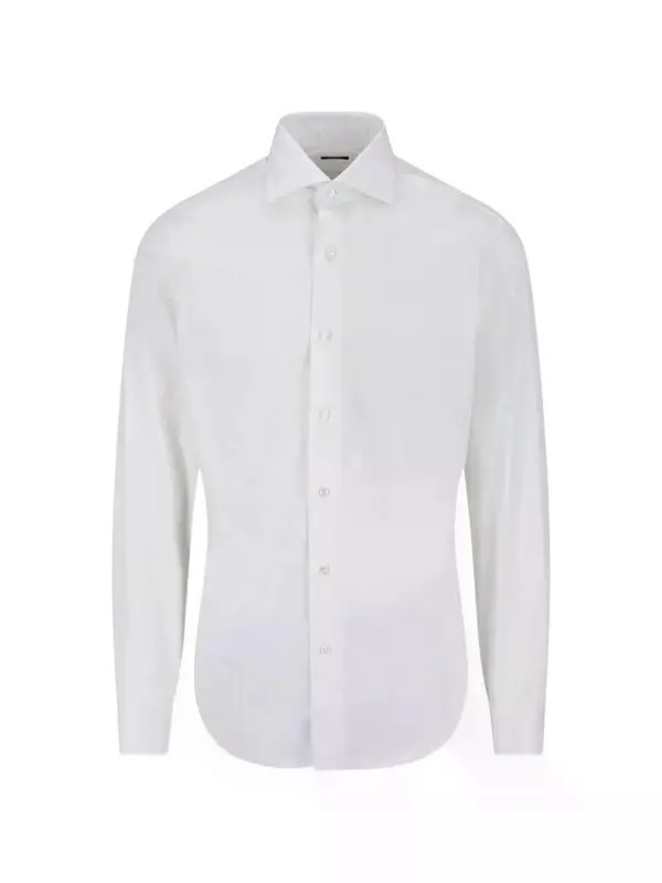 BARBA NAPOLI Long-sleeve Cotton Shirt