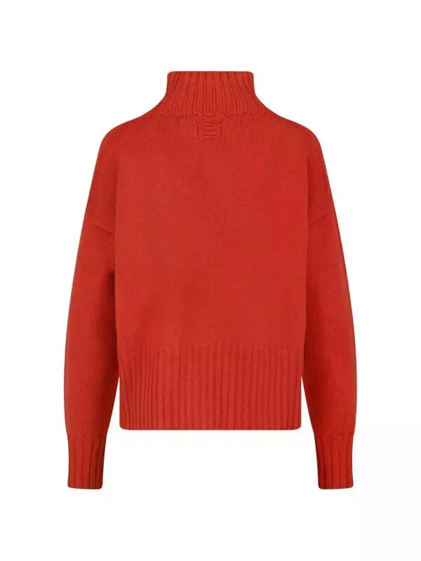 DRUMOHR High-neck Ribbed-trim Sweater