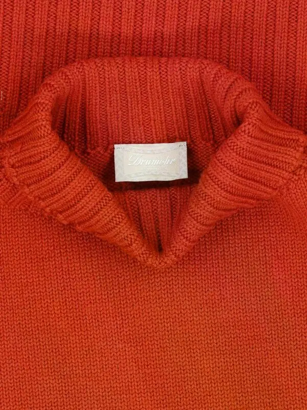 DRUMOHR High-neck Ribbed-trim Sweater