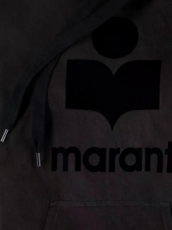 MARANT ETOILE Mansel Logo-print Drawstring Hoodie