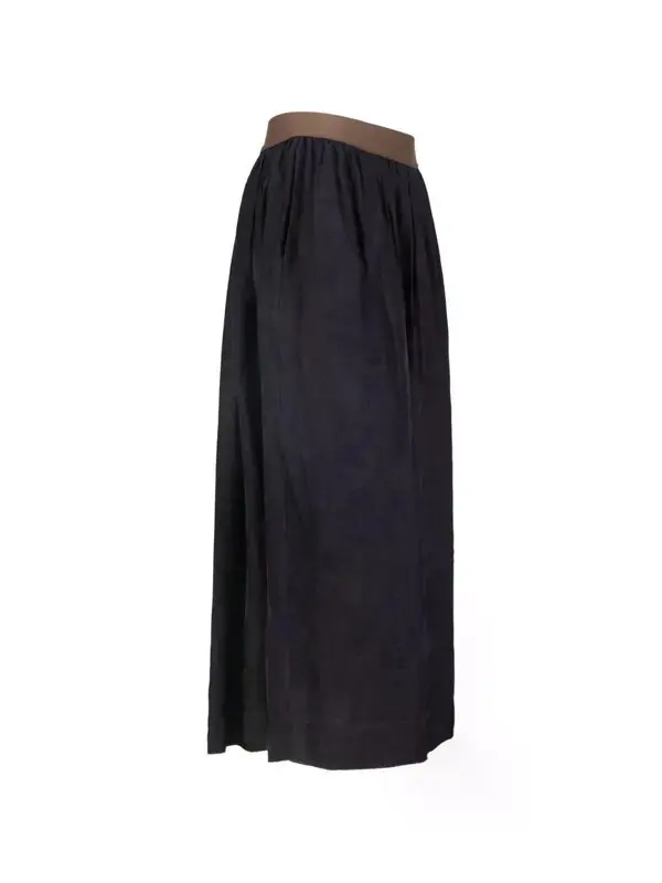 UMA WANG Jacquard-woven Gathered Skirt