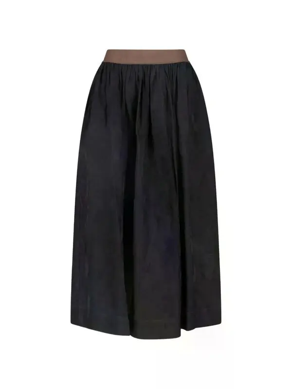 UMA WANG Jacquard-woven Gathered Skirt