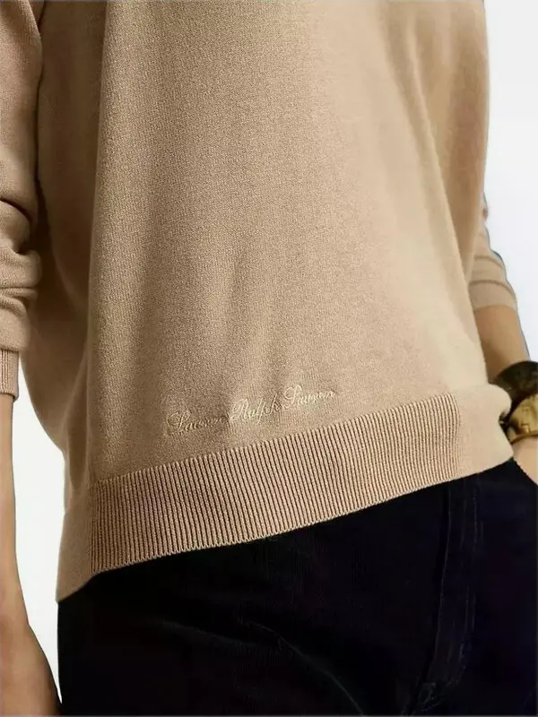 Ralph Lauren V-neck Spread-collar Sweater