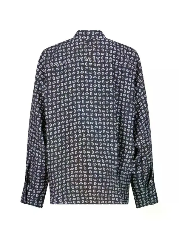 Prada Paisley-print Silk Shirt