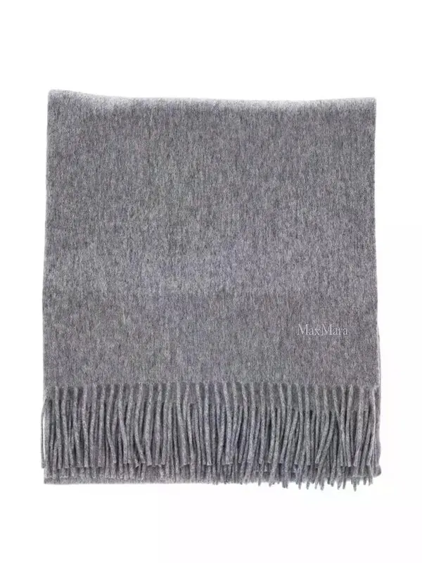 Max Mara Fringed Cashmere Scarf