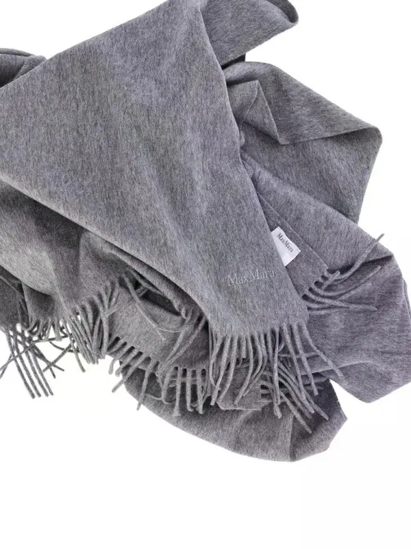 Max Mara Fringed Cashmere Scarf