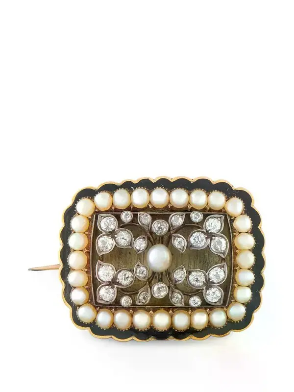 LB EXCLUSIVE 1839 Diamond And Pearl Brooch