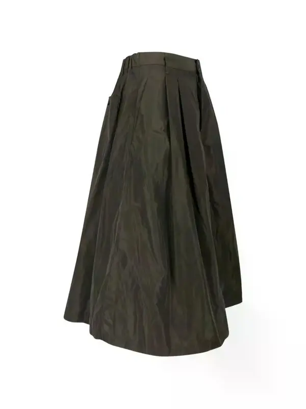 Aspesi Pleated A-line Midi Skirt