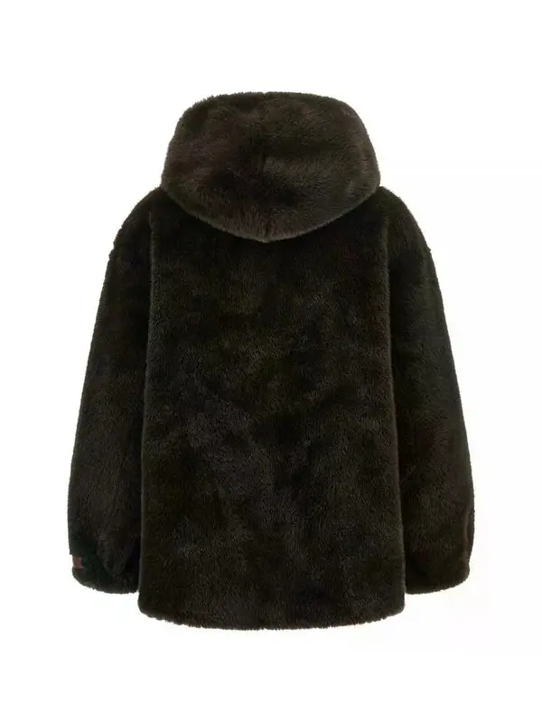 LOU ANDREA Faux-fur Hooded Jacket