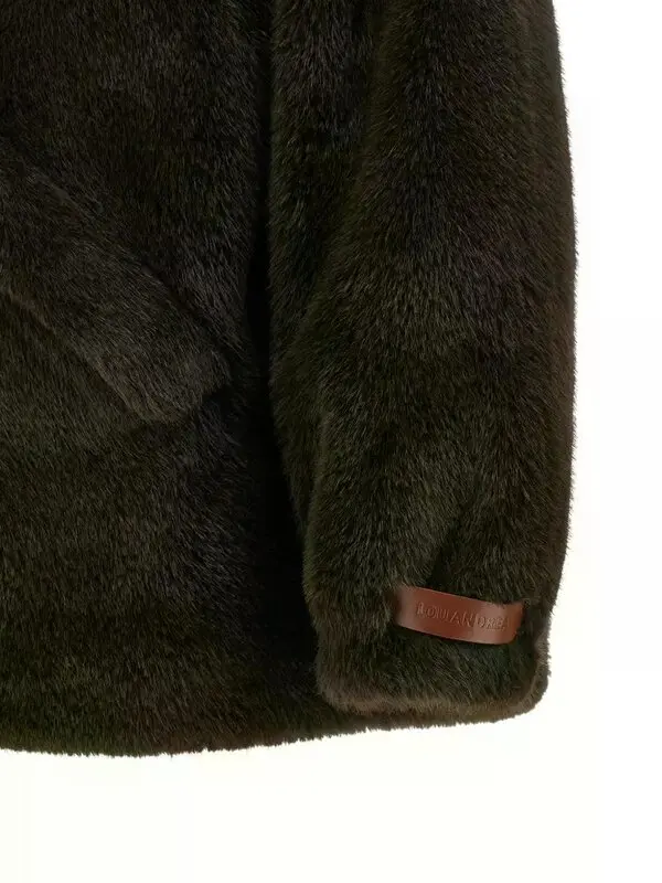 LOU ANDREA Faux-fur Hooded Jacket