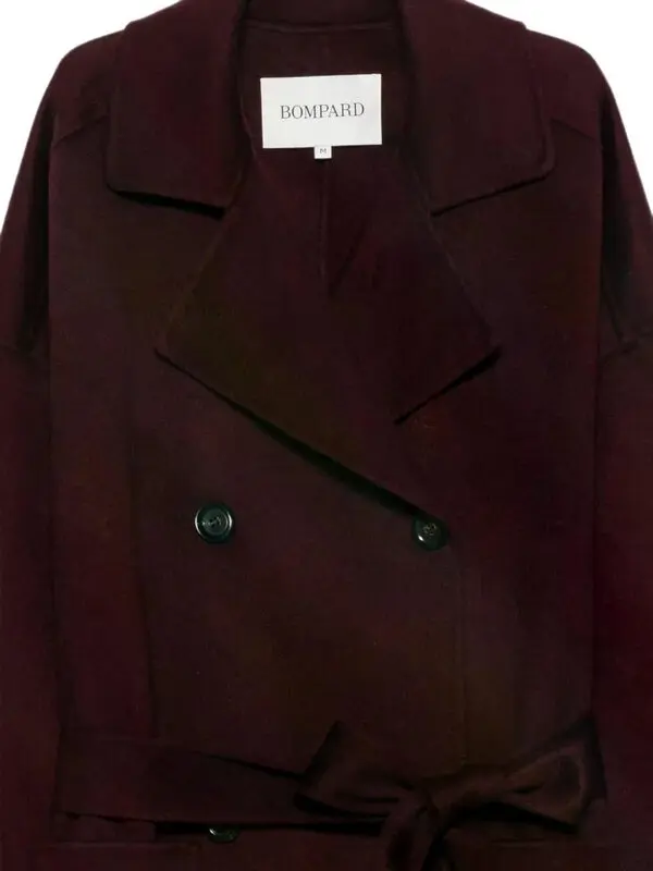 Eric Bompard Double-breasted Belted Coat