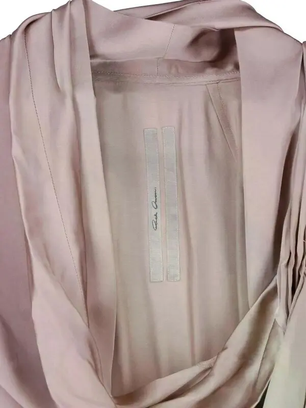 Rick Owens Laura Wrap-style Tie-fastening Blouse - Pink