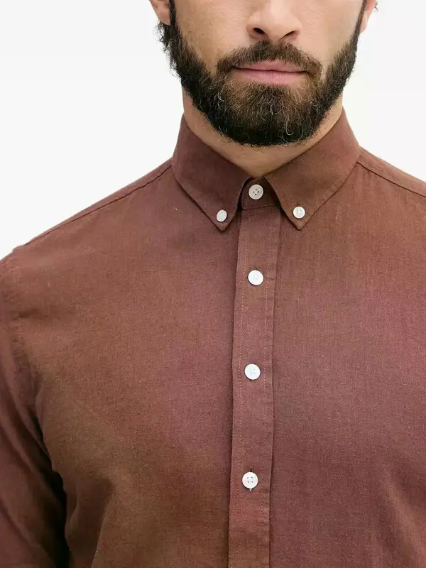 LINDBERGH Button-down Long-sleeve Shirt