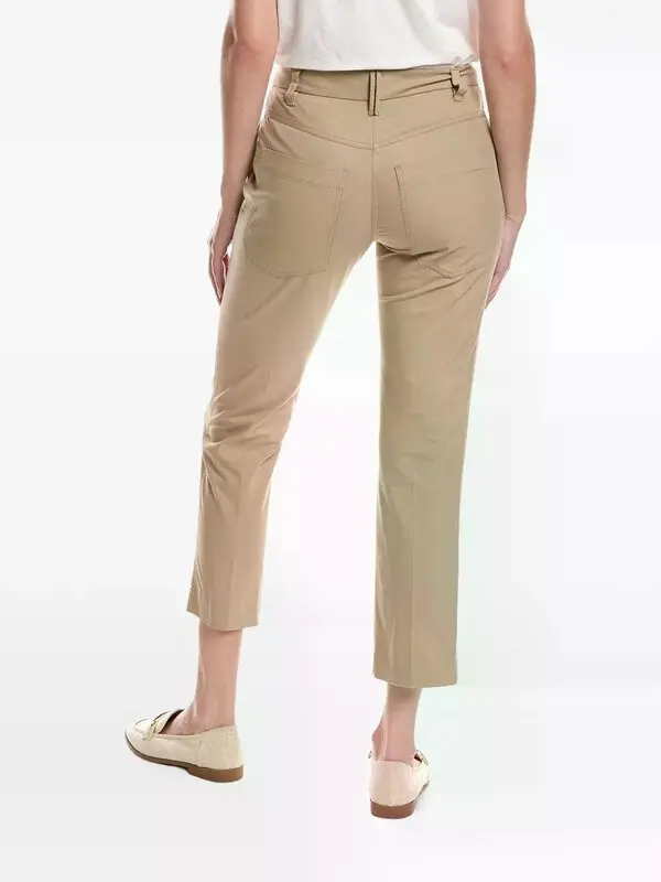 Brunello Cucinelli Straight-leg Cropped Trousers