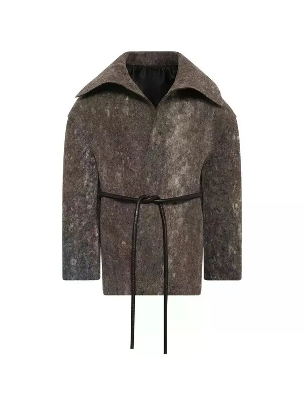 Rick Owens Dracucollar Felted Jacket