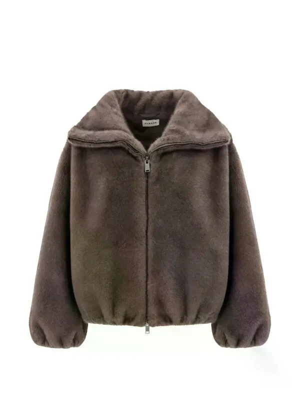 P.a.r.o.s.h Faux-fur Zip-up Jacket