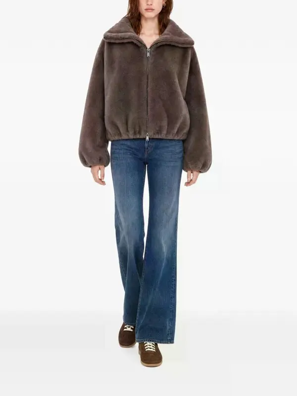 P.a.r.o.s.h Faux-fur Zip-up Jacket