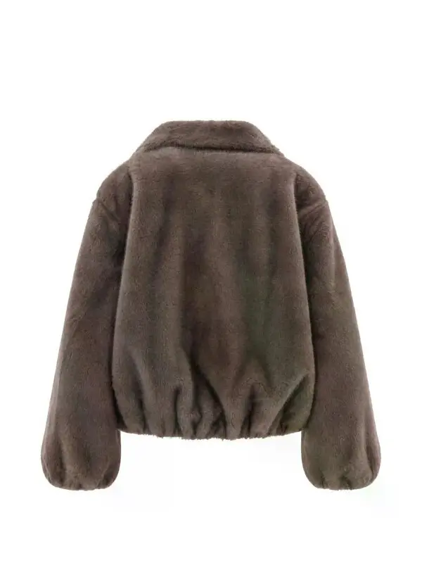 P.a.r.o.s.h Faux-fur Zip-up Jacket