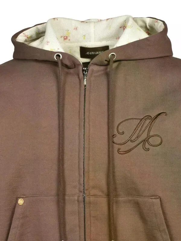 MASU Mb Flower Zip-up Hoodie