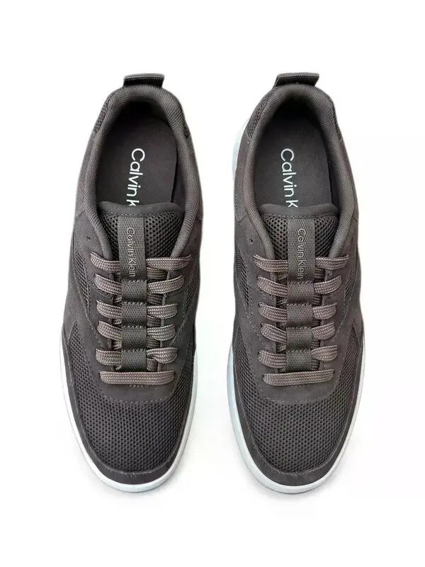 Calvin Klein Kayla Mesh-panelled Logo-print Sneakers