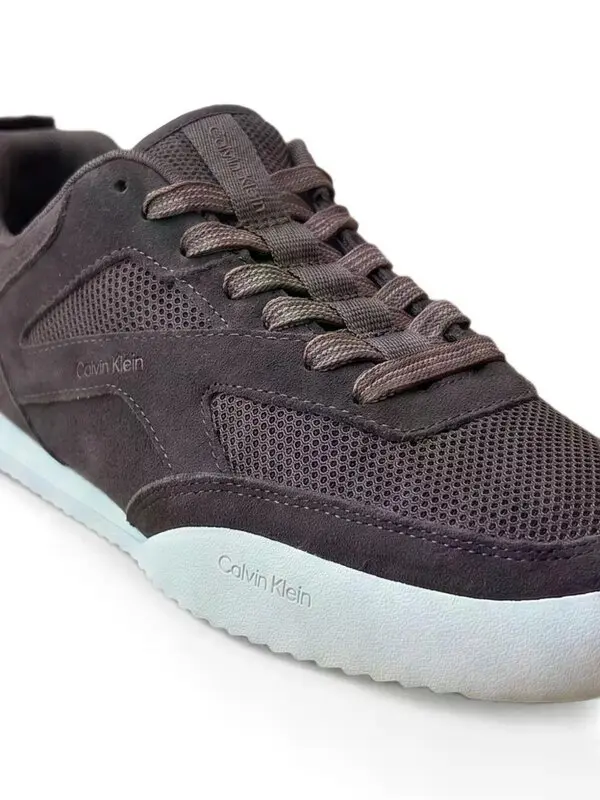 Calvin Klein Kayla Mesh-panelled Logo-print Sneakers
