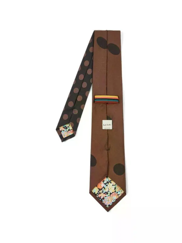 Paul Smith Shadow' Polka Dot Tie