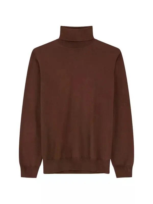 Boggi Milano Turtleneck Jumper In Extrafine Merino Wool
