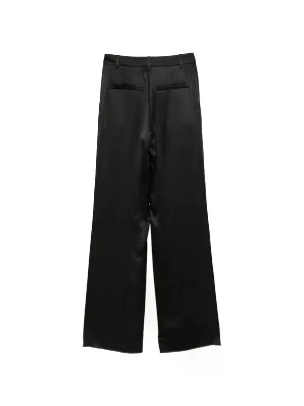 Barbara Bui Satin-finish Silk Trousers
