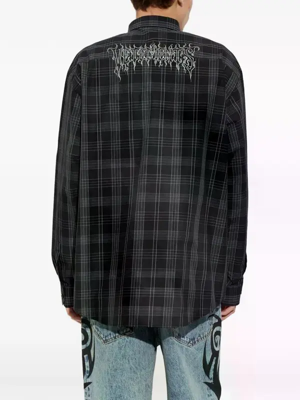 Vetements Checked Button-down Shirt