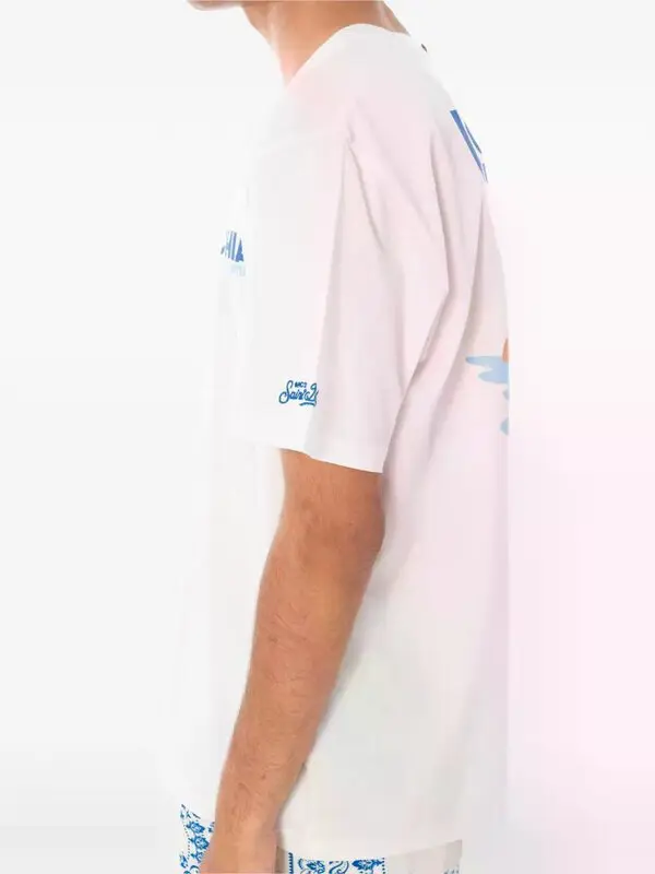 MC2 SAINT BARTH Portland T-shirt With La Plage Print