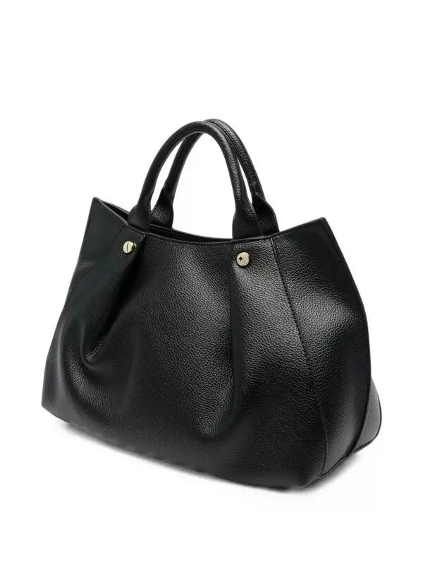 ERMANNO FIRENZE Logo-plaque Grained-leather Tote Bag