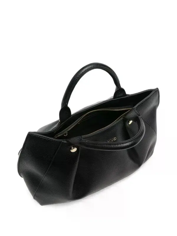 ERMANNO FIRENZE Logo-plaque Grained-leather Tote Bag