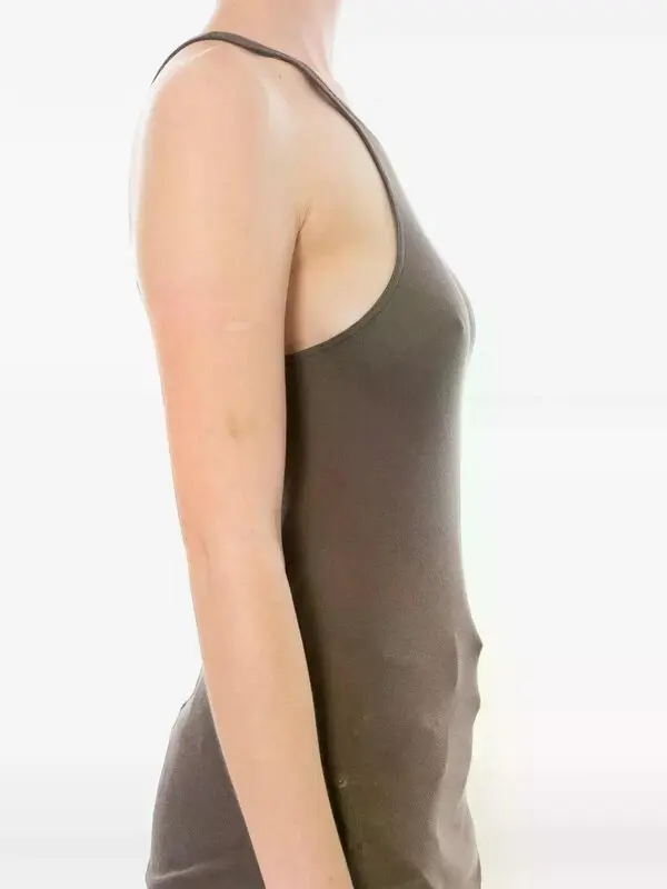Rick Owens Racer-back Curved-hem Tank Top